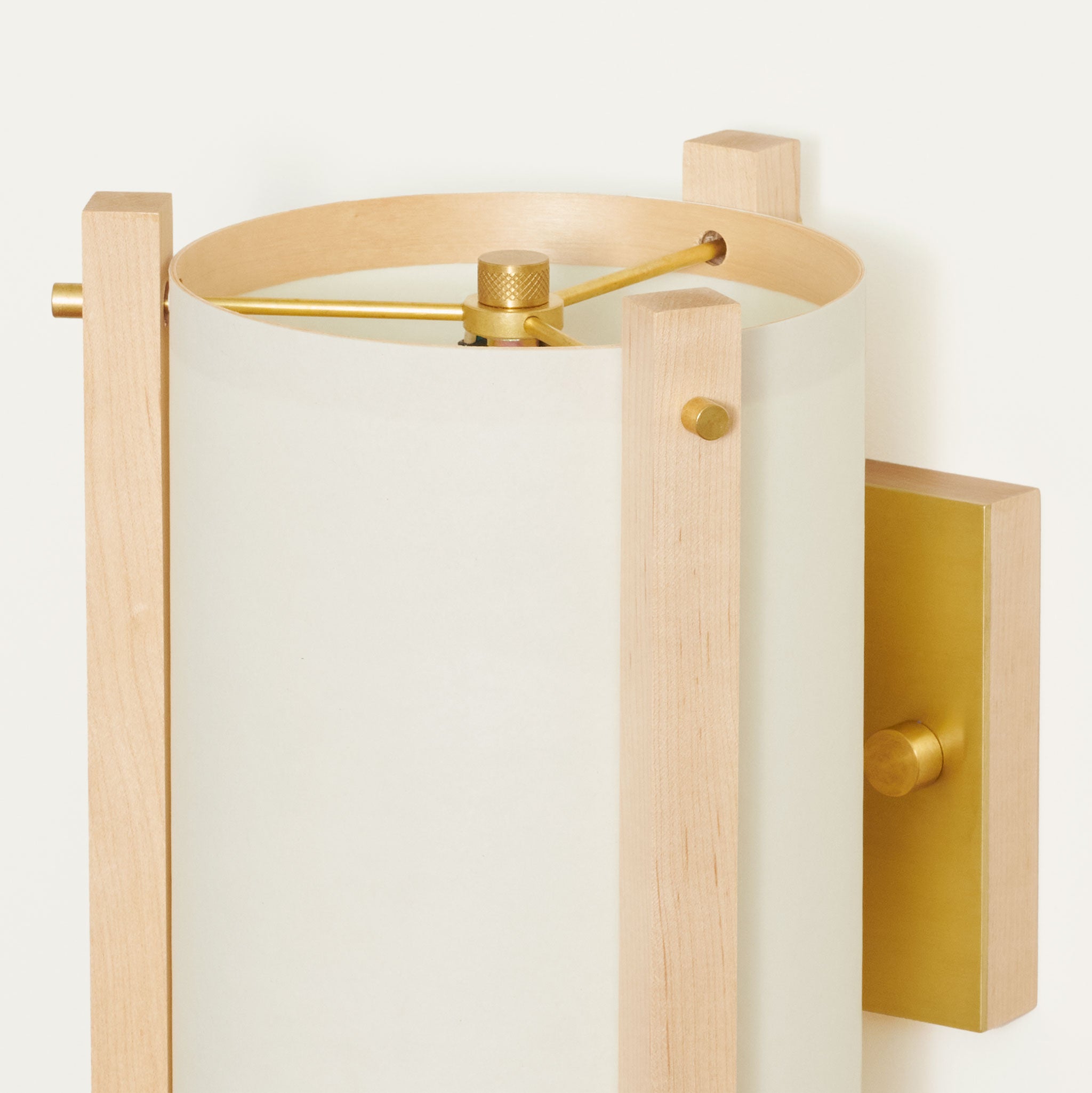 Japanese Mid-Century Maple Sconce – James Mankoff Design
